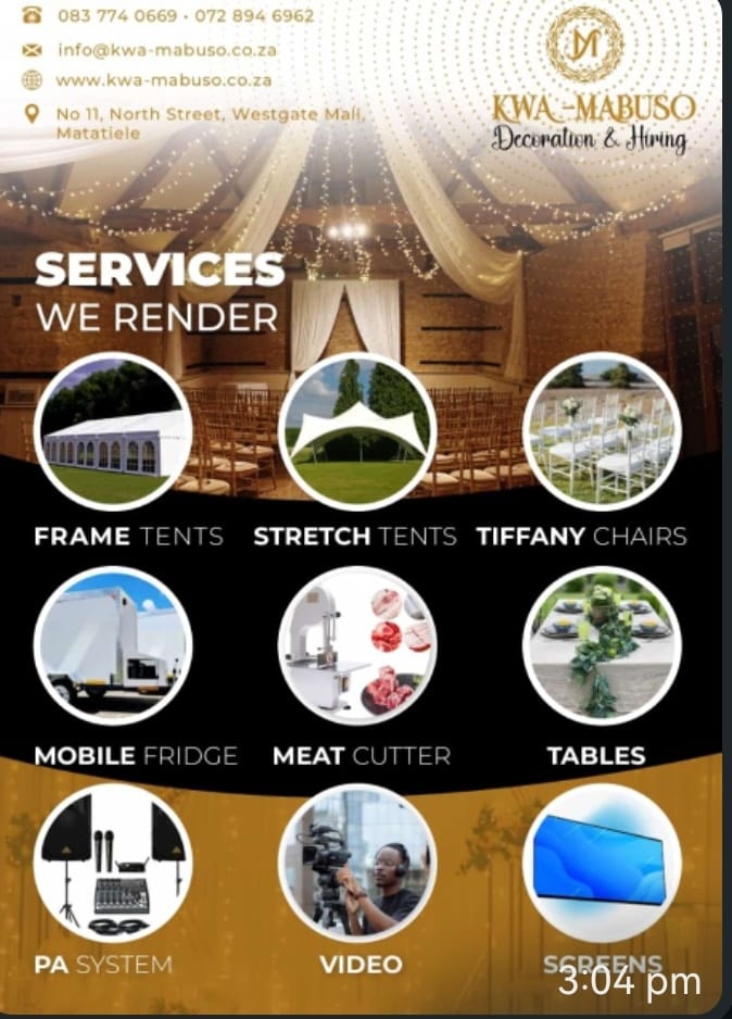 Supplier Sync — Eastern Cape Events Suppliers